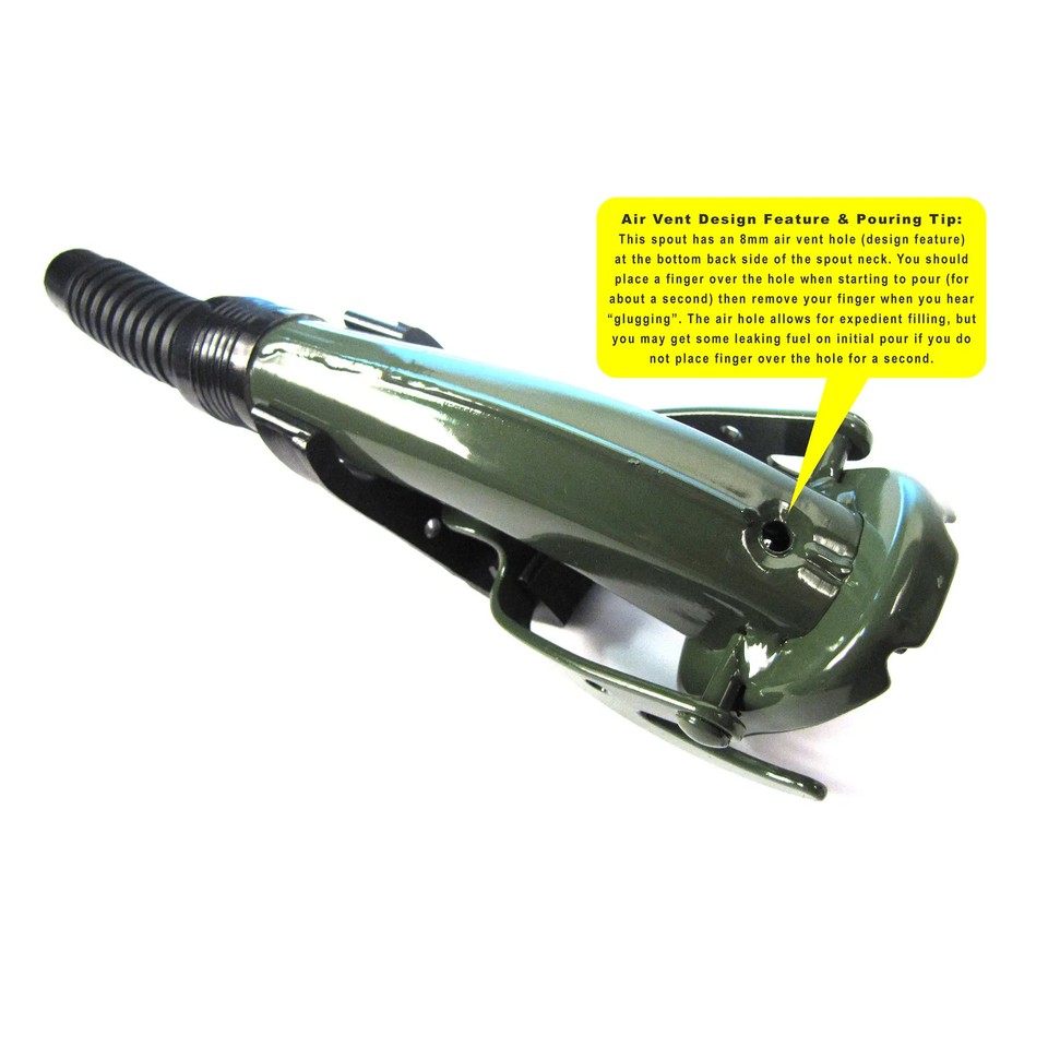 Wavian Flexible Jerry Can Spout / Nozzle built to NATO Military Spec | eBay