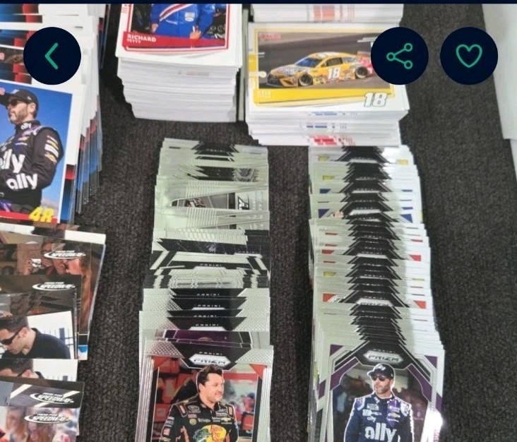 MASSIVE NASCAR Card Lot CLEARANCE! Tons Of Sealed Packs Inserts Prizm ...