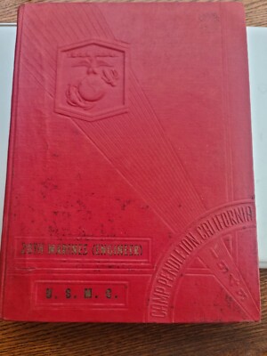 ORIGINAL WWII WW2 USMC US Marine Corps 20th Marines 1943 Year Book ...