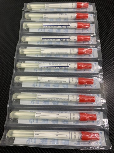 10x BBL Double Swab Vírus Collection & Transport System In Vitro ...