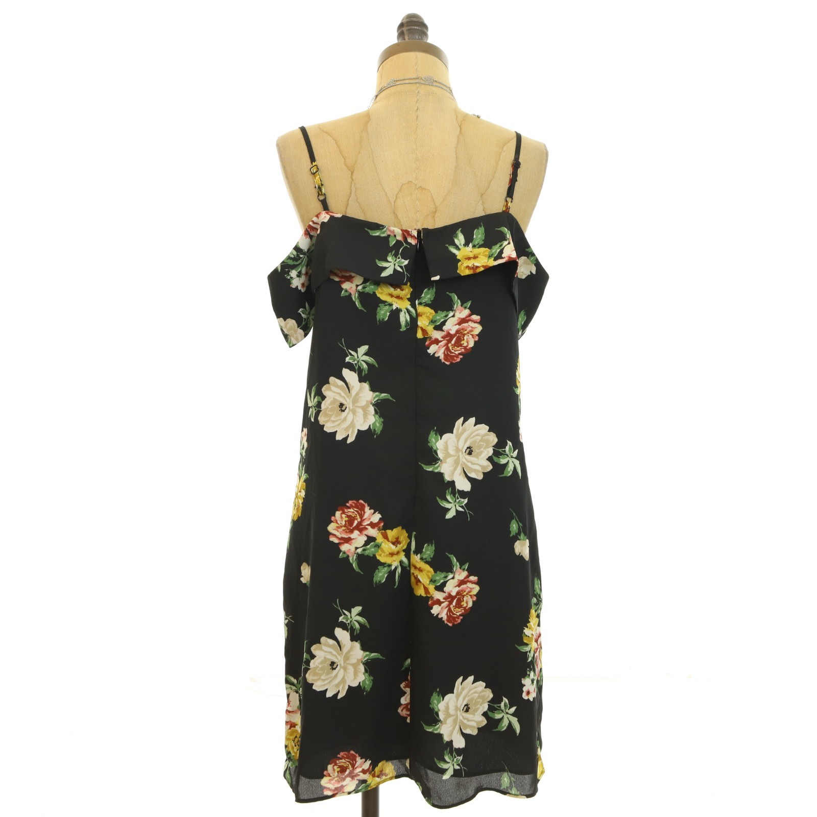 Socialite Nordstrom Juniors Mini Dress Size M Cold Shoulder Floral ...