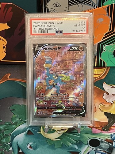 2022 Machamp V Alt Art 172/189 Astral Radiance Ultra Rare Pokemon Card ...