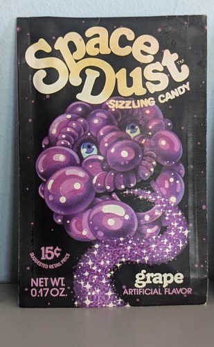 Space Dust Sizzling Candy Galactic Grape unopened, !5c Rare pkg. | eBay