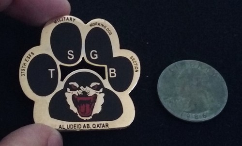 RARE 379th Security Forces Squadron Air Force Canine K-9 K9 SFS ...