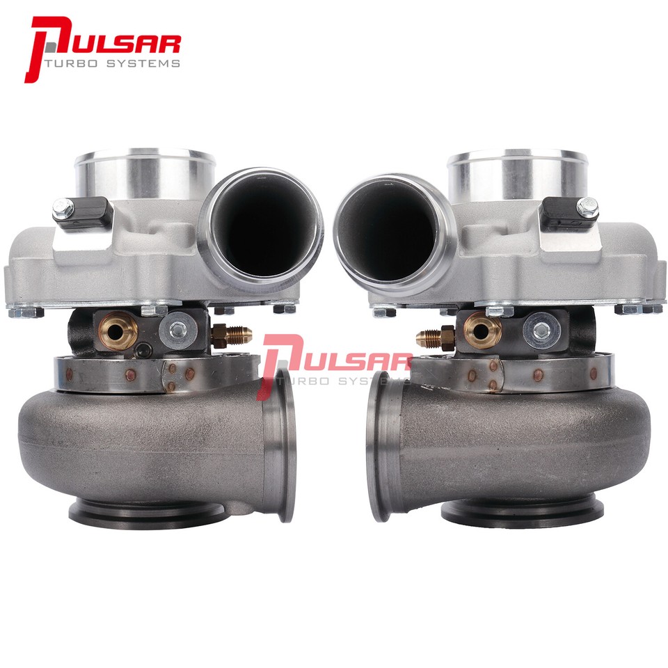 Pulsar Turbo 4849G Dual Ball Bearing Mirror Turbo+Vband to T4 Adaper*2 ...