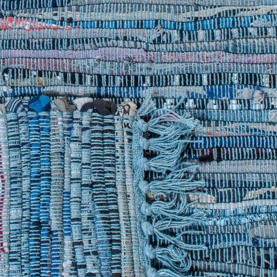 Safavieh Rag Rug BLUE / MULTI 2'-3" X 11' Runner - RAR127B-211 | eBay