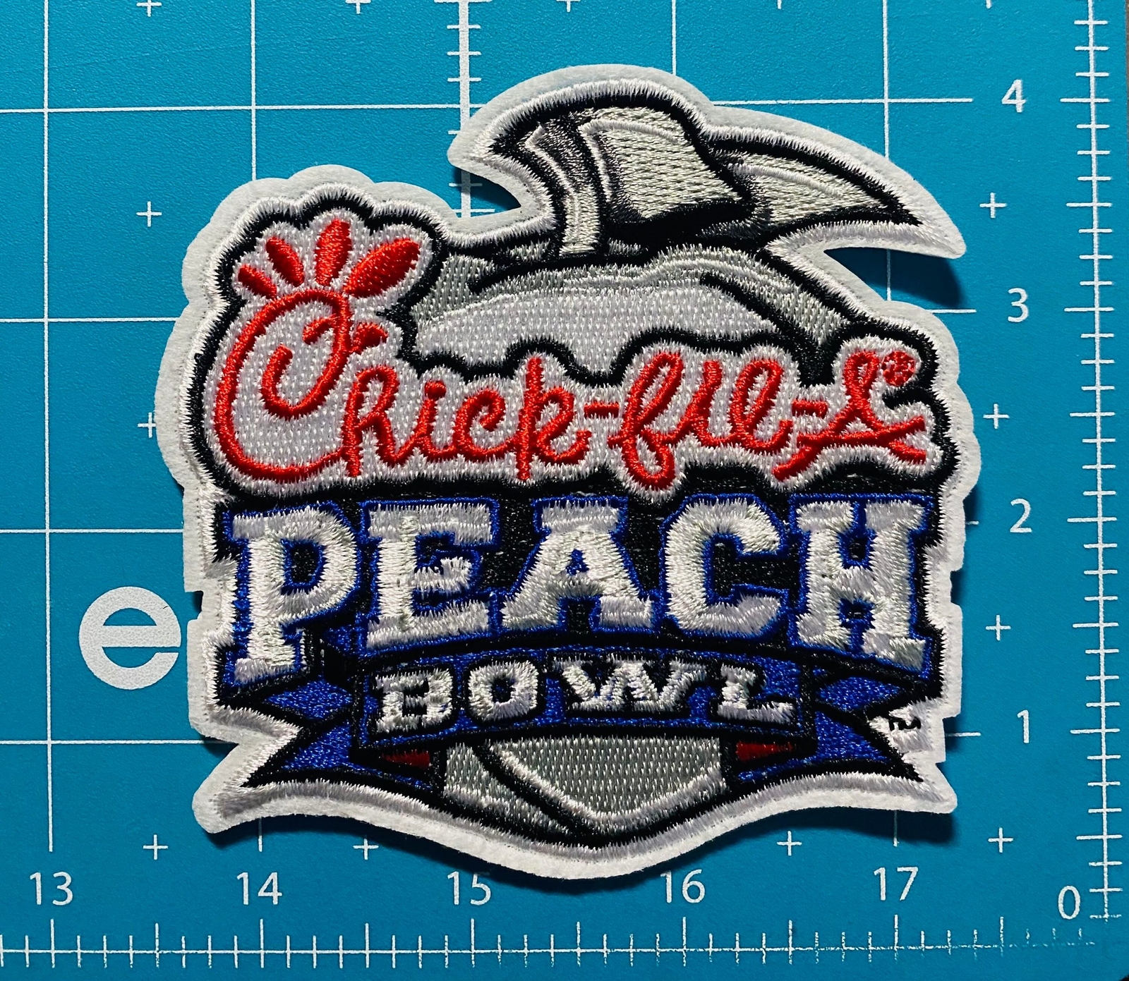 Chick-Fil-A Peach Bowl Iron on Patch Georgia Bulldogs vs Ohio State ...