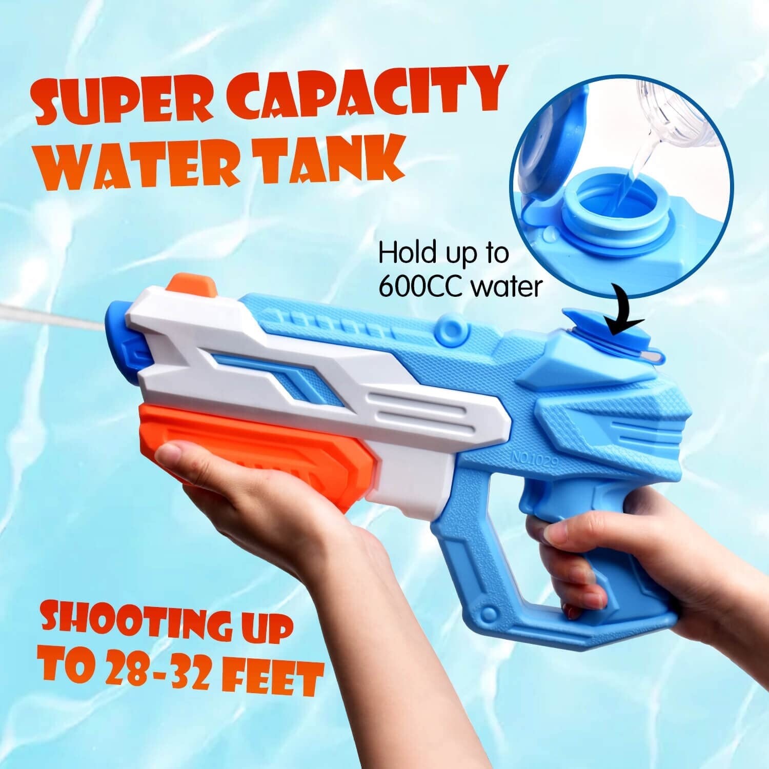 2 Pack Super Soaker Water Gun Squirt Guns Shooter Water Blaster for ...