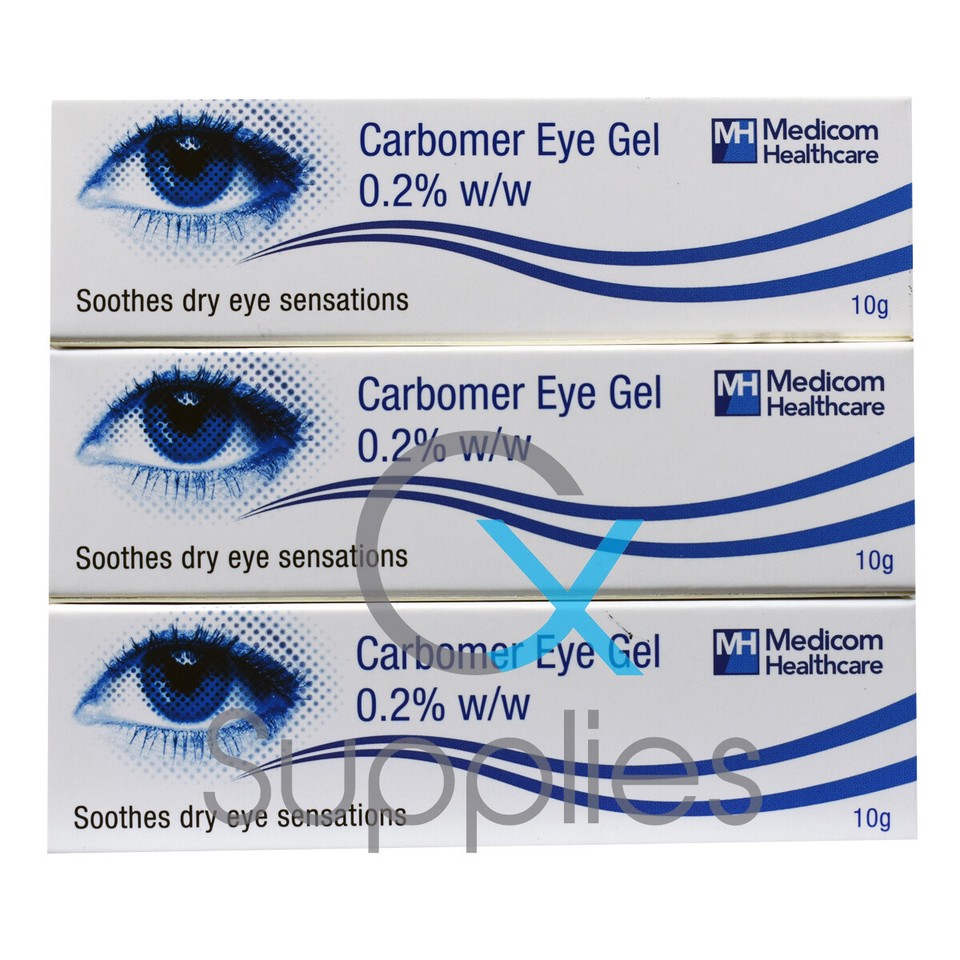 Medicom Brand Carbomer 0.2% Eye Gel for Dry Eye Relief | eBay UK