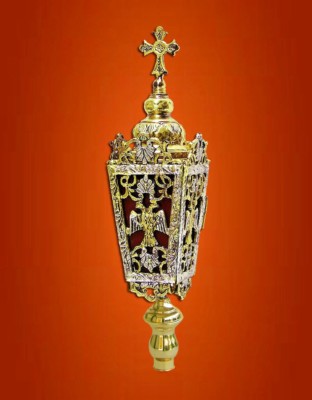 Epitaph Bicolor Byzantine Eagle Design Greek Orthodox Church Lantern 13 ...