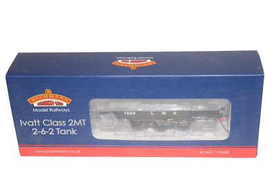 Bachmann Ivatt Class 2MT 2-6-2 Tank 41243 BR Lined Black Early Emblem ...