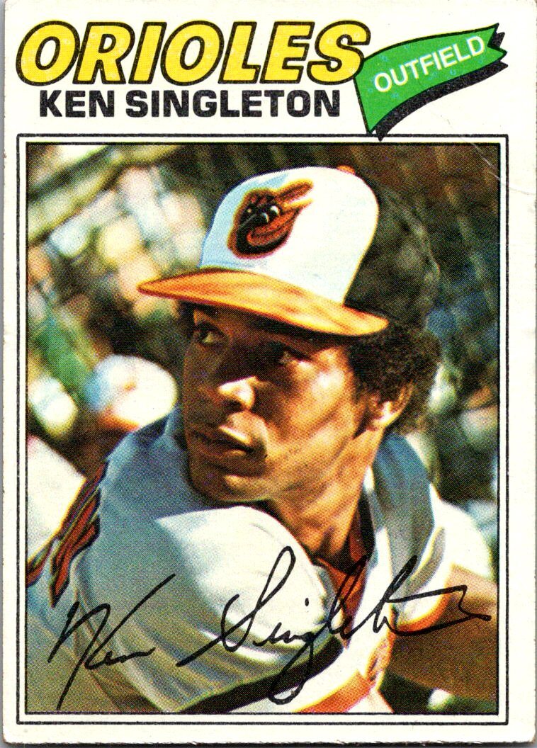 1977 Topps Ken Singleton #445 Baltimore Orioles | eBay