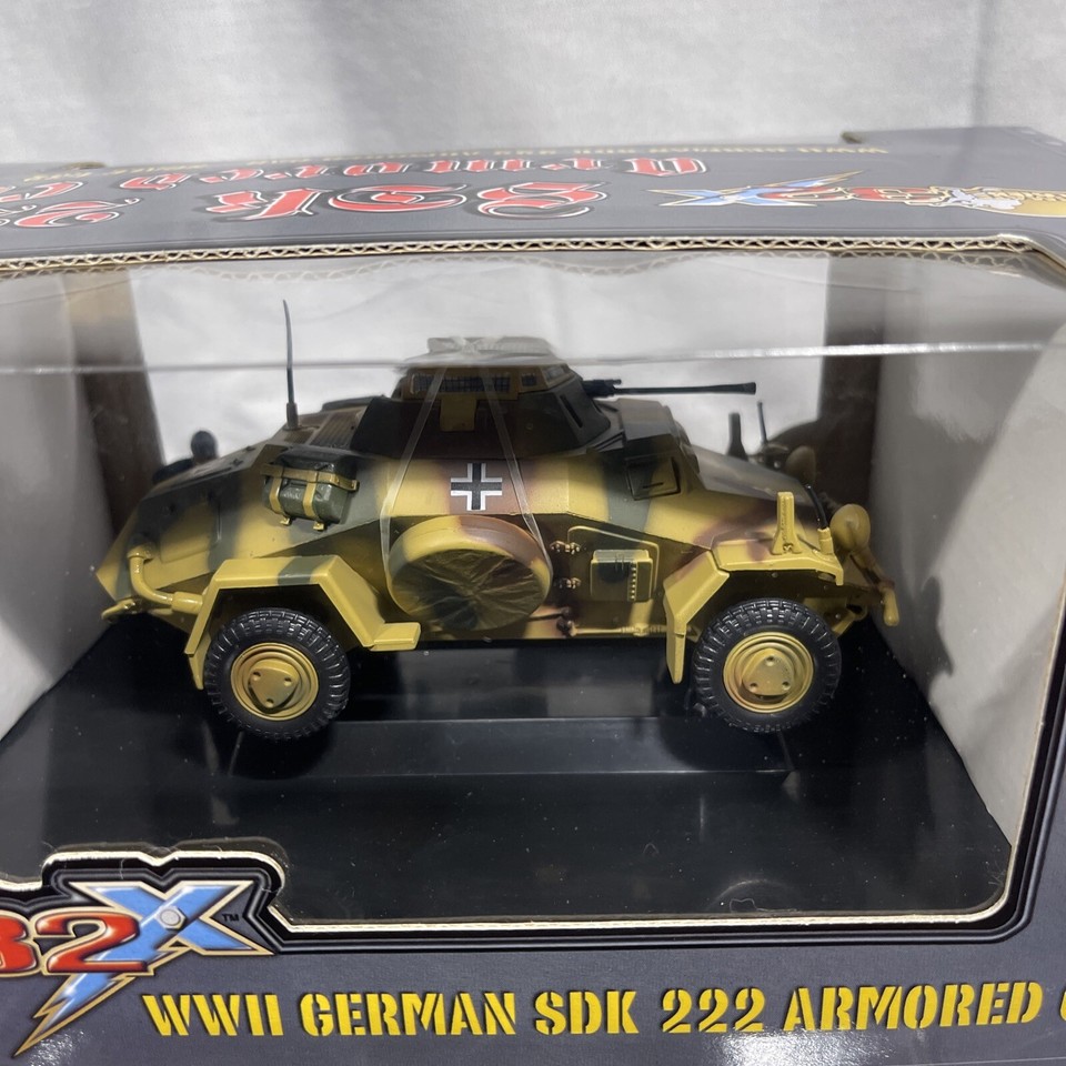 Ultimate Soldier 1:32 German Sdk. 222 Armored Scout Car w/2 Figures Lot ...