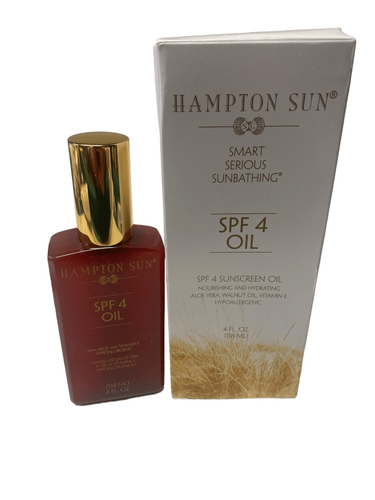 Hampton Sun SPF4 Oil 4oz Expiration 03/2025 NIB | eBay