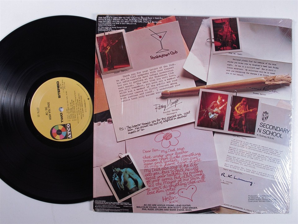 AC/DC High Voltage ATCO LP SHRINK y | eBay