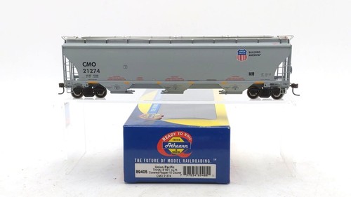 Athearn 89405 HO Scale UP/CMO Trinity 3-Bay Covered Hopper #21274 NIB | eBay