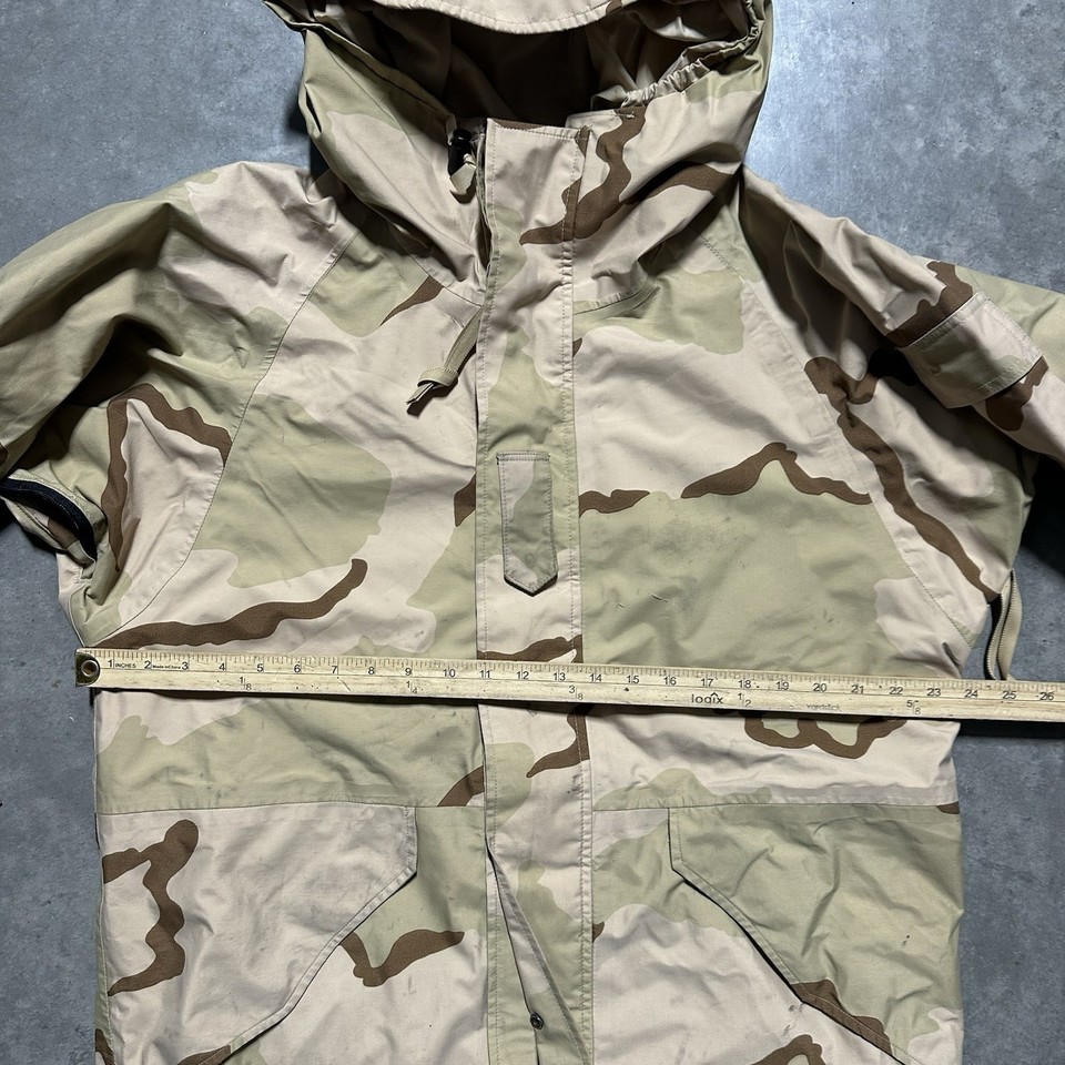 US Military GORE-TEX ECWCS Cold Weather Parka Jacket Desert Camo Medium ...