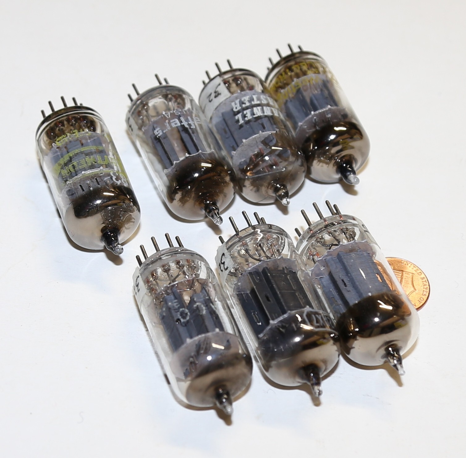 Westinghouse, Channel AND MIX BRAND 12AX7 TUBES TESTED 7 LOT | eBay