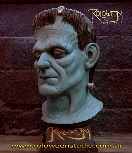 Frankenstein Boris Karloff latex mask / Universal Monsters / Halloween | eBay