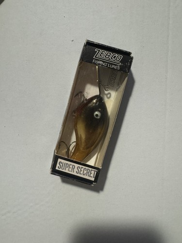 Vintage Zebco Doll Fish SUPER SECRET Black/Bronze Crankbait fishing ...