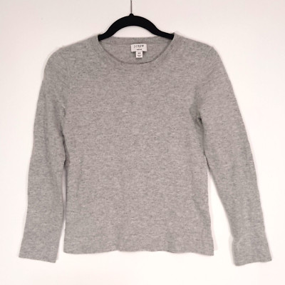 J. Crew Factory Women's Teddie Sweater Crew Neck Long Sleeve Wool Blend ...