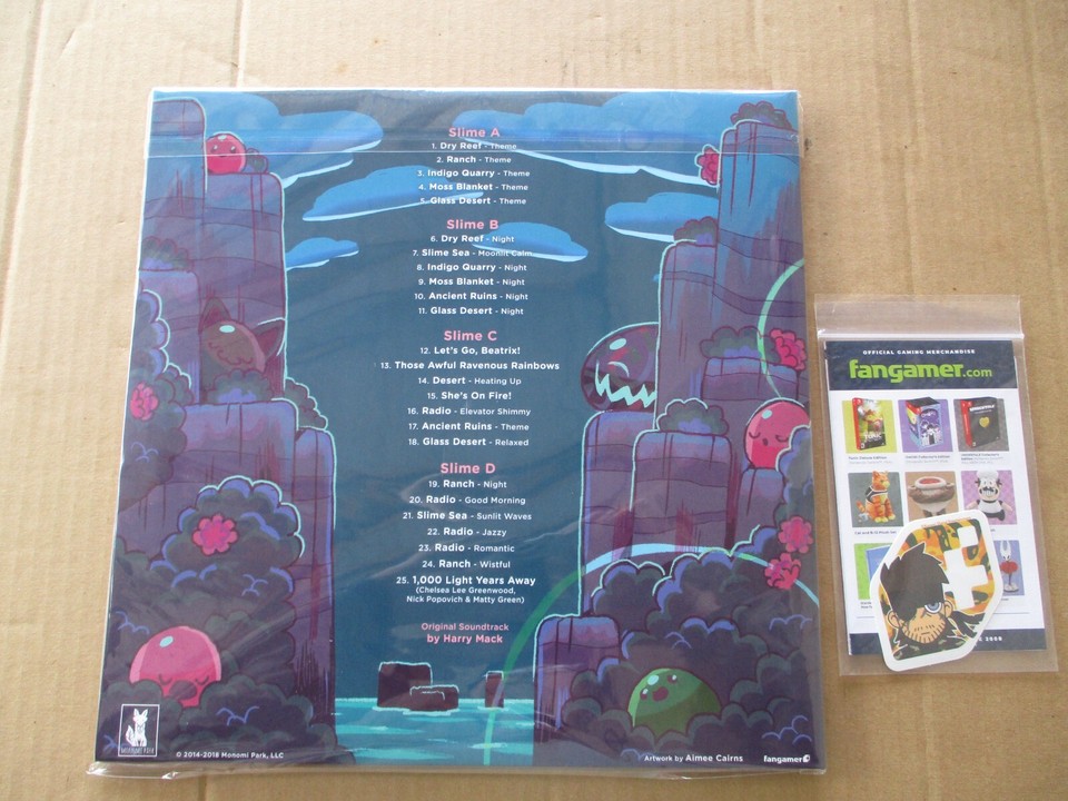 Slime Rancher Soundtrack Harry Mack Fangamer Double Vinyl Record NEW | eBay