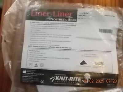 Prosthetic Sock by Knit-Rite with X-static The Silver fiber 1 ea ...