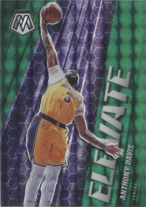 2020-21 Panini Mosaic - Elevate Anthony Davis #18 Green Mosaic Prizm for sale online | eBay