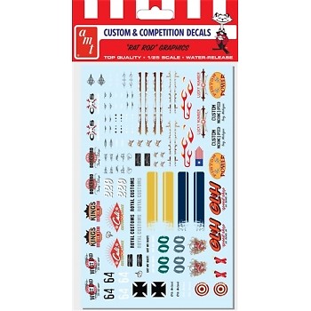 AMT 1 25 Rat Rod Graphic Decal Set MKA024 AMTMKA024 for sale online ...