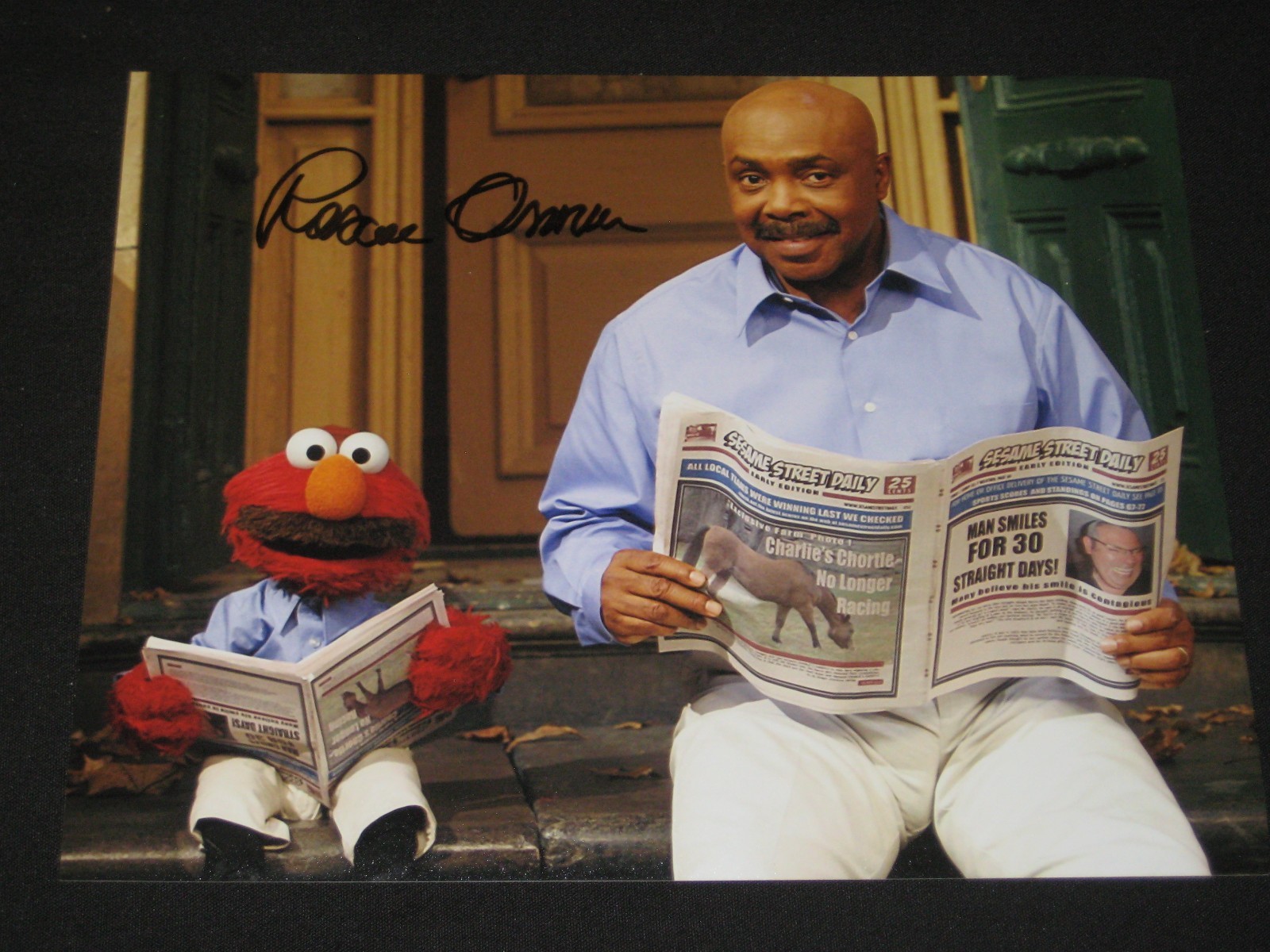 ROSCOE ORMAN "ELMO SEASEME STREET, WILLIE DYNAMITE" AUTOGRAPHED 8X10 ...