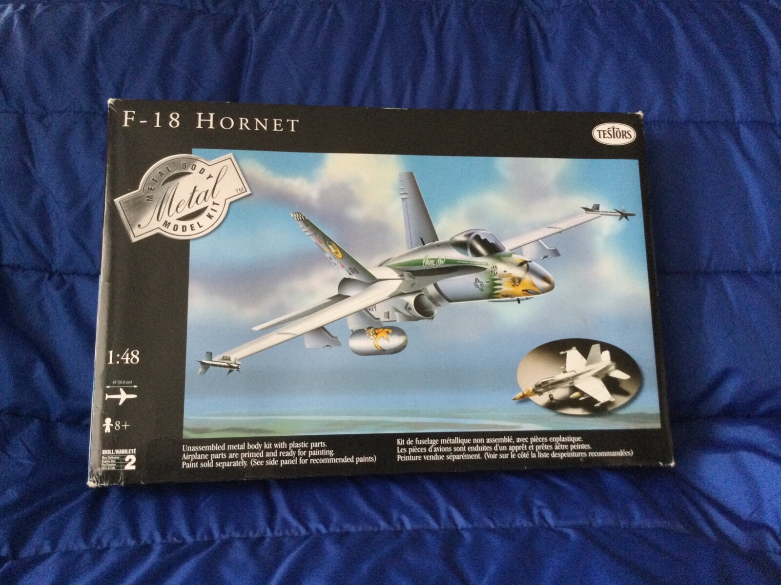 Testors Metal Body Model Kit 1:48 Scale F-18 Hornet | eBay