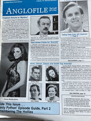 anglophile fanzine volume two number one | eBay