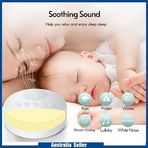 White Noise Sound Machine Sleep Therapy Relaxation Adults Baby Nature ...