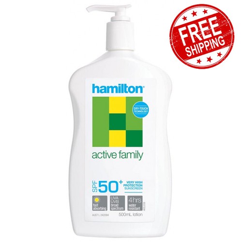 Hamilton Active Family Sunscreen SPF50+ Lotion Ultimate Protection ...