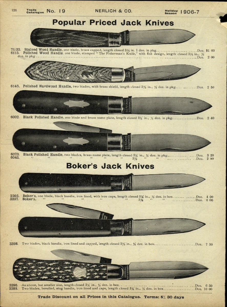 Pocket Knife Brand Names