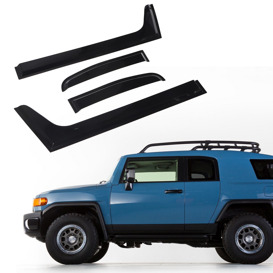 4PCS Visors Window Visors For 2007-2014 Toyota FJ Cruiser Sun Visors ...