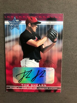 Houston Astros TOM SHEARN autographed 2002 Leaf- Certified | eBay