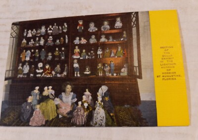 PPC Postcard FL Florida St Augustine Section Of The Dolls Exhibit In ...