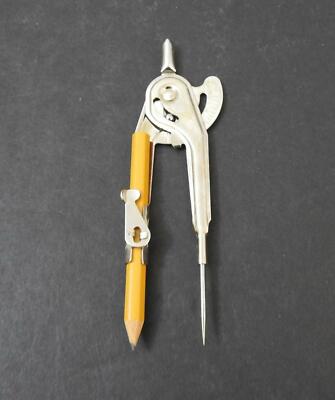 Vintage Metal Compass Original Pencil About 5 1/2" Y32 | eBay
