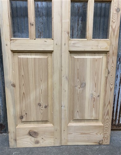 French Double Door (32.25x80.5) 8 Pane Glass Door European Styled, EM36 ...