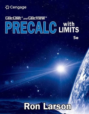 Precalculus with Limits: CalcChat and C..., Larson, Ron 9780357457856| eBay
