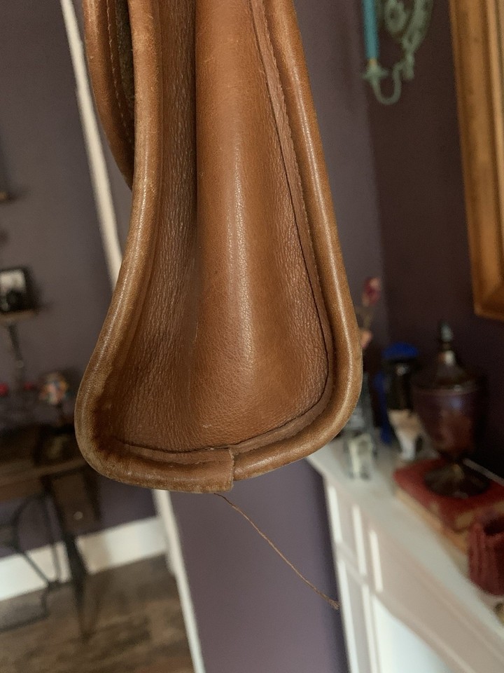 COACH Regina Vintage # 9983 Dark Brown Leather Bag with Top Handle No ...