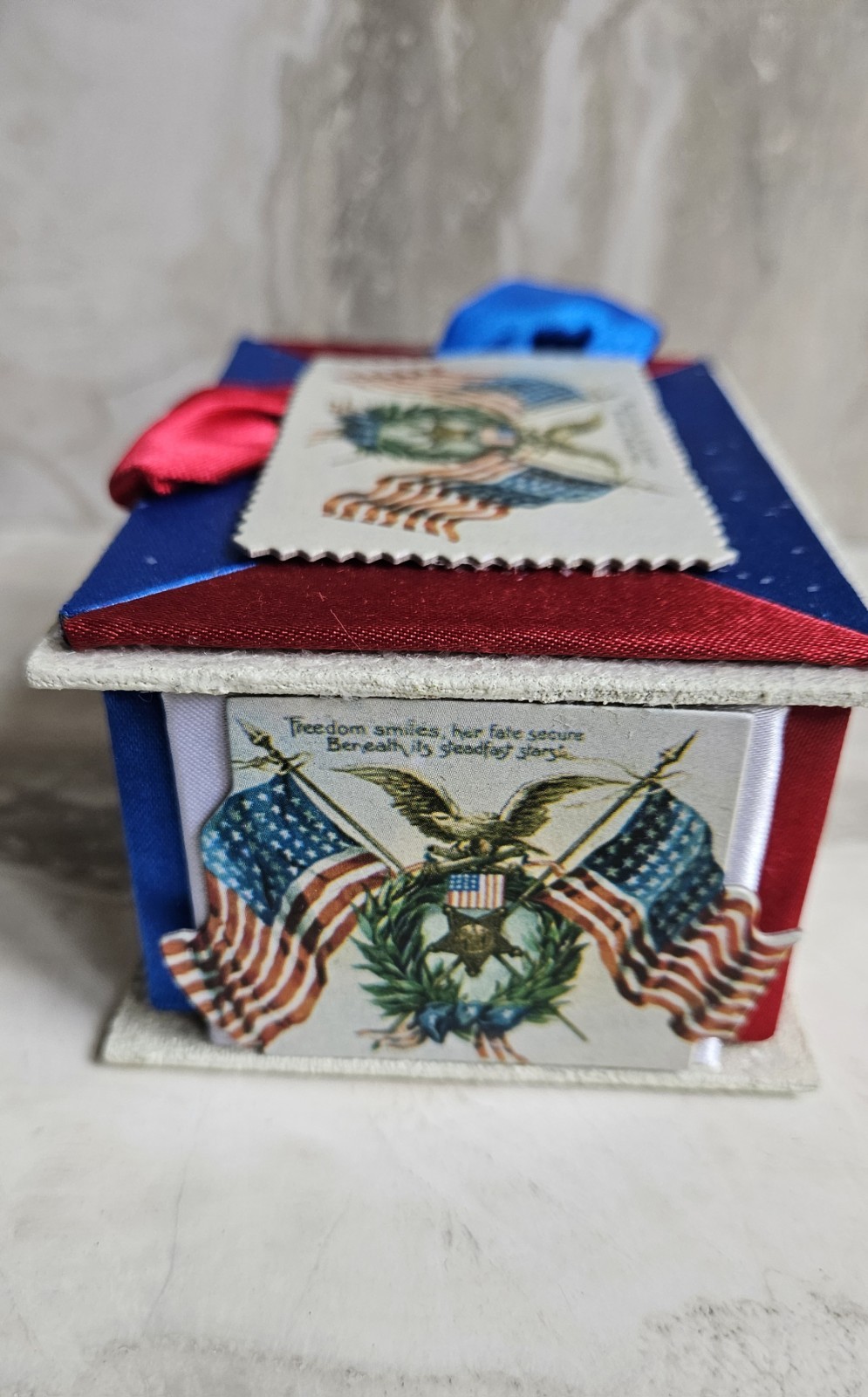Casey Mack for Bethany Lowe Americana Forth of July Covered Box | eBay