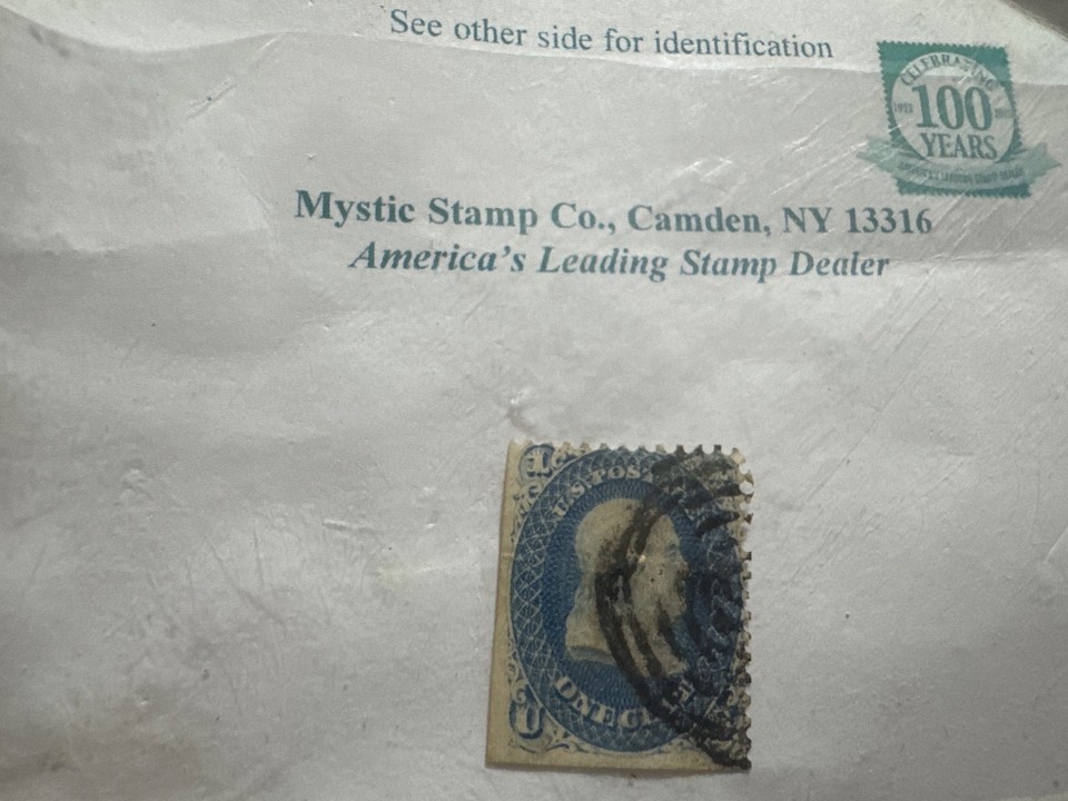 Civil War Collection of Union Stamps U.S. #63 Mystic Stamp Company Camden, NY 13 | eBay