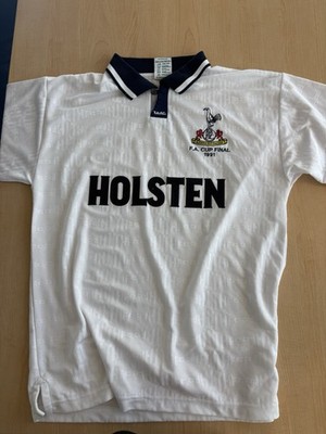 umbro TOTTENHAM HOTSPUR repli kit FA CUP FINAL 1991 vintage SPURS shirt ...
