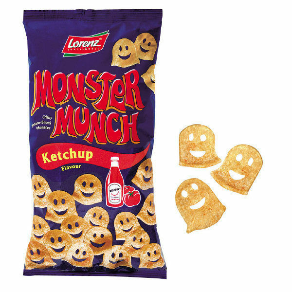 Lorenz Balzen MONSTER MUNCH Ketchup Ghosts chips -Pack of 1 -FREE ...
