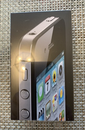 NEW APPLE IPHONE 4 -A1349 MD146LL/A BLACK 8GB- CDMA - FACTORY SEALED | eBay