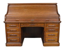 Authentic Winners Only Solid Oak Roll-top Desk for sale online | eBay