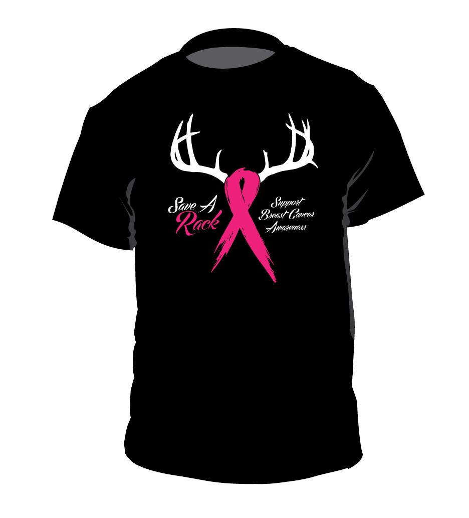 Save A Rack Breast Cancer Logo Save A Rack Cancer T Shirts | Zazzle