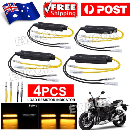 4X LED Load Resistor Indicator Motorcycle Turn Signal Flash Blinker ...